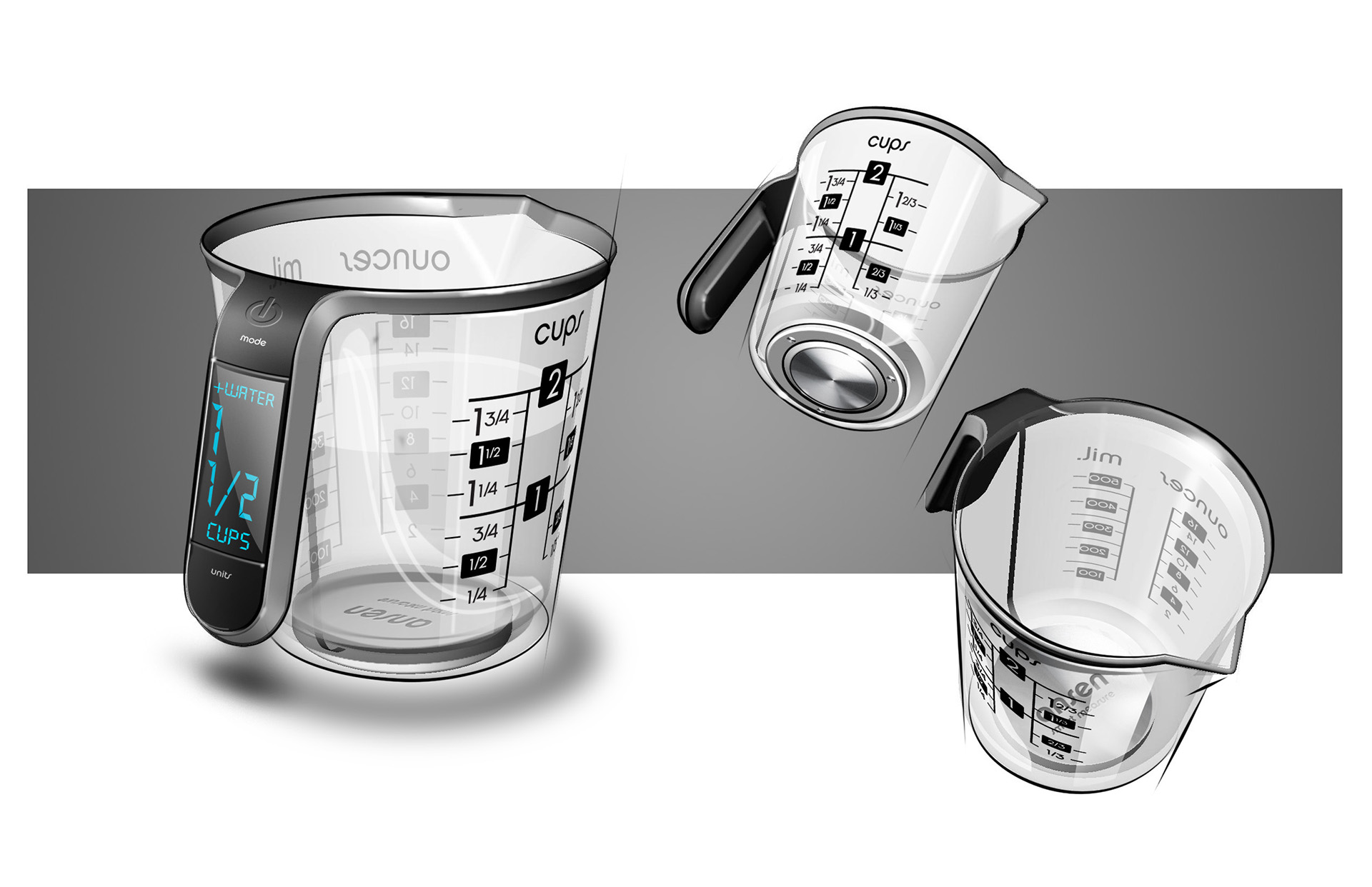 SmartMeasure Digital Measuring Cup - Priority Designs